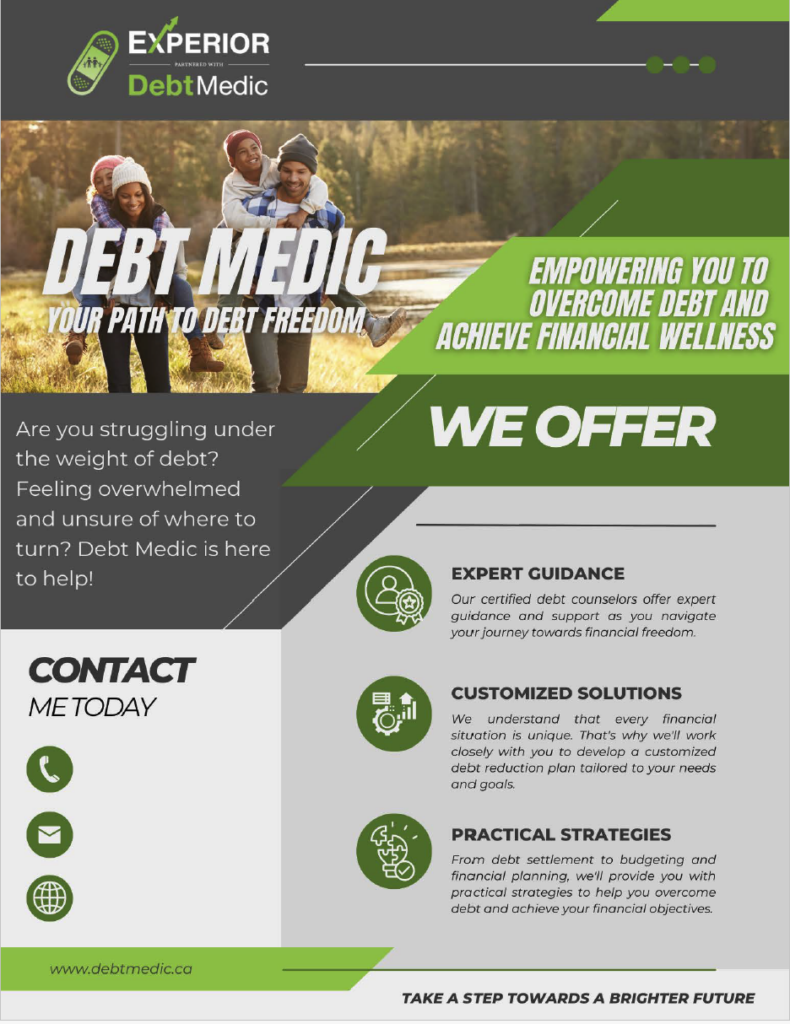 Fillable Flyers - Debt Medic